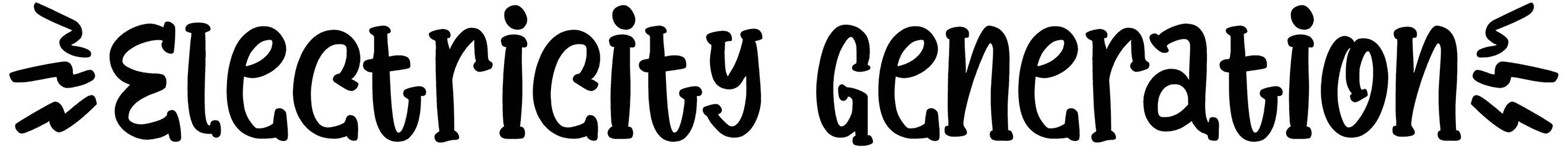 Electricity Generation Font Free Download | Resource Boy