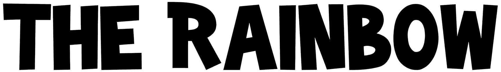 The Rainbow Font Free Download | Resource Boy