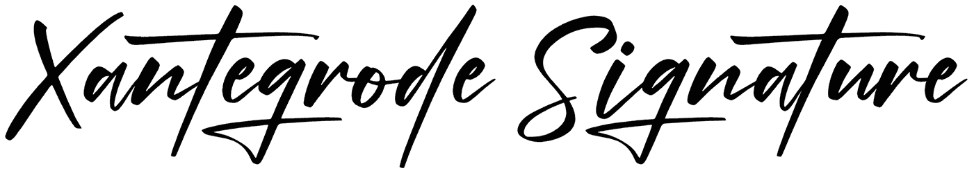 Xantegrode Signature Font Free Download | Resource Boy