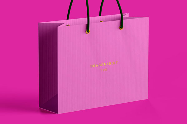 Perspective View of a Paper Bag Mockup Free Download | Resource Boy