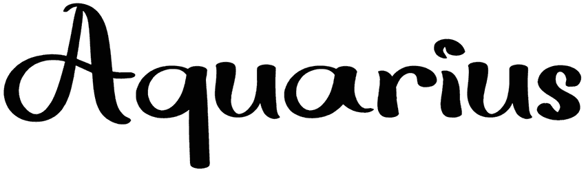 Aquarius Font Free Download | Resource Boy