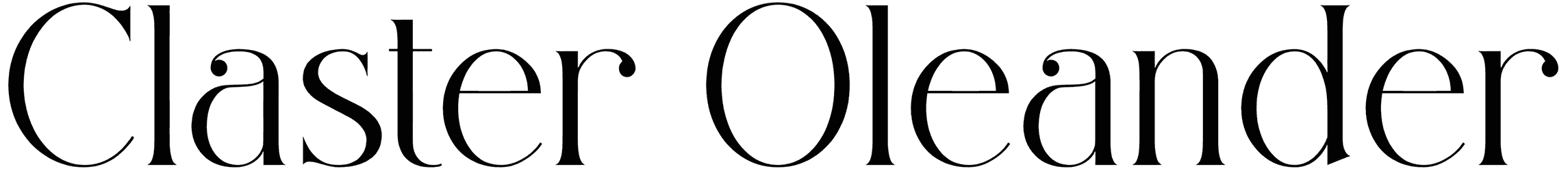Claster Oleander Font Free Download | Resource Boy