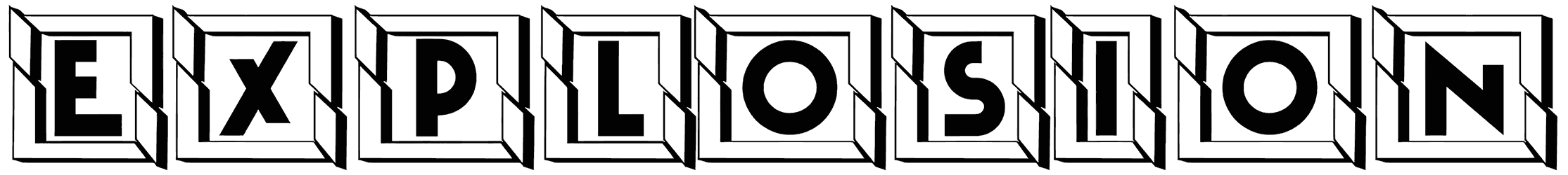 Explosion Capitals Font Free Download | Resource Boy