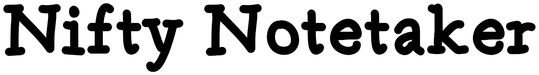 Nifty Notetaker Font Free Download | Resource Boy