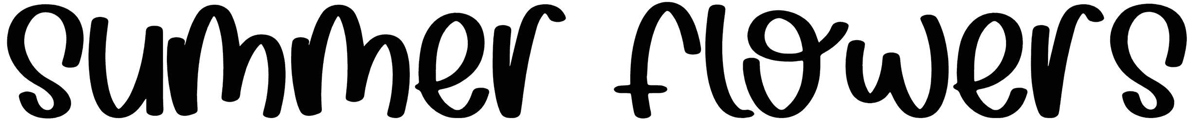 Summer Flowers Font Free Download | Resource Boy