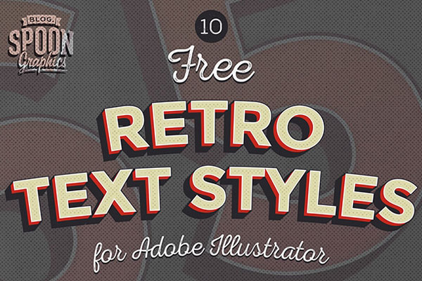 Retro Text Effects - PSD Free Download (2025) | Resource Boy