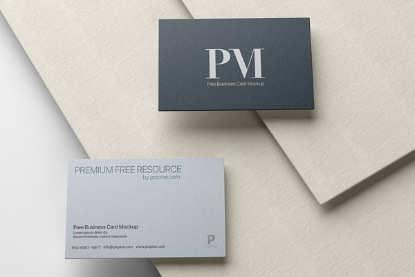 Mockup Featuring Three Business Cards Inside Card Case (FREE ...