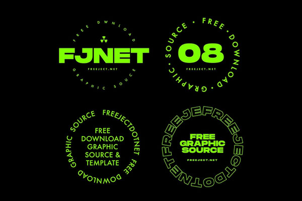 4 Circular Text Effects Free Download | Resource Boy