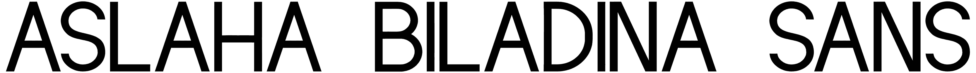 Aslaha Biladina Sans Font Free Download | Resource Boy