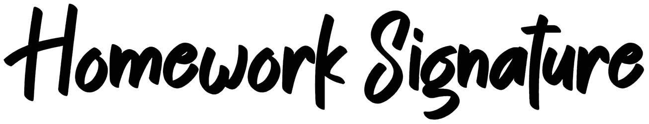 Homework Signature Font Free Download | Resource Boy
