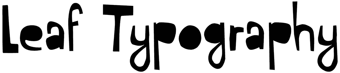 Leaf Typography Font Free Download | Resource Boy