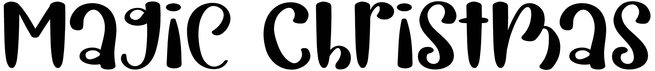 Magic Christmas Font Free Download | Resource Boy