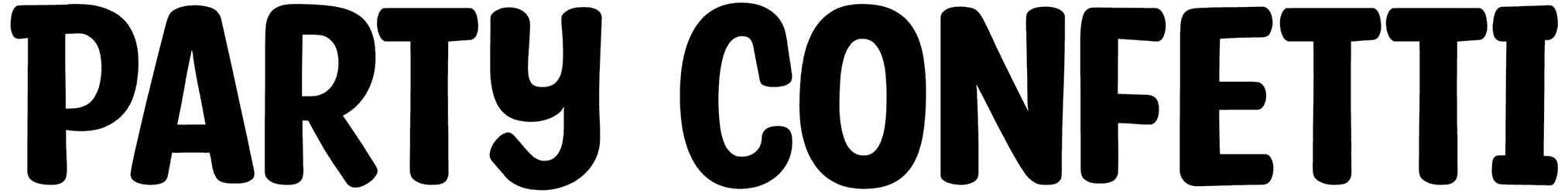 Party Confetti Font Free Download | Resource Boy