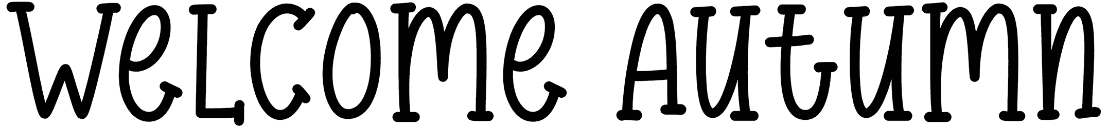 Welcome Autumn Font Free Download | Resource Boy
