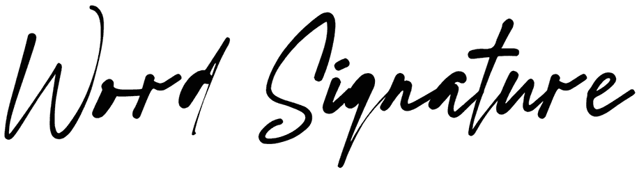 Word Signature Font Free Download | Resource Boy