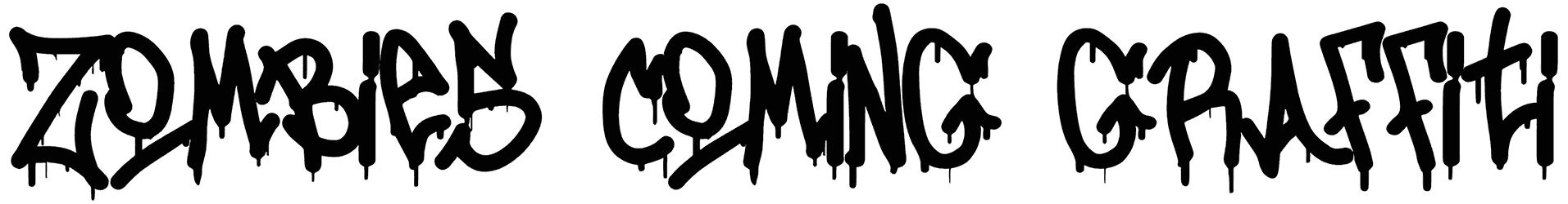 Zombies Coming Graffiti Font Free Download | Resource Boy