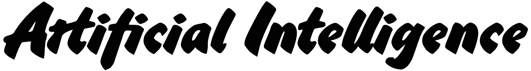 Artificial Intelligence Font Free Download | Resource Boy