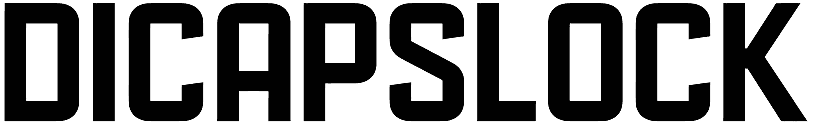 d Dicapslock Font Free Download | Resource Boy