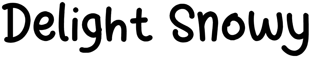 Delight Snowy Font Free Download | Resource Boy