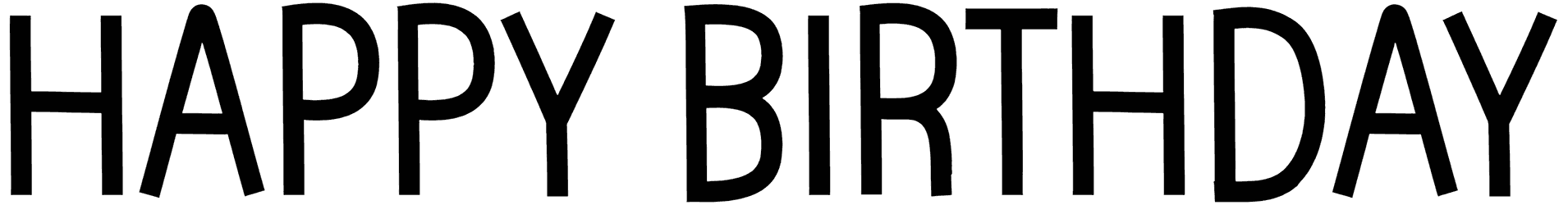 Happy Birthday Font Free Download | Resource Boy