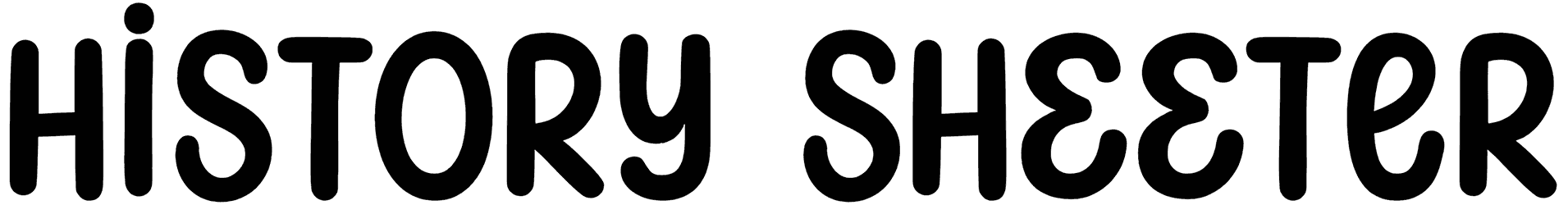 History Sheeter Font Free Download | Resource Boy
