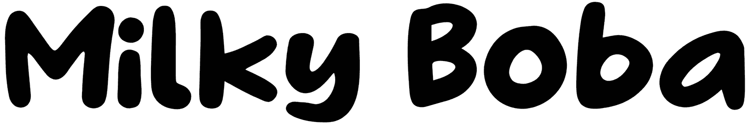 Milky Boba Font Free Download | Resource Boy