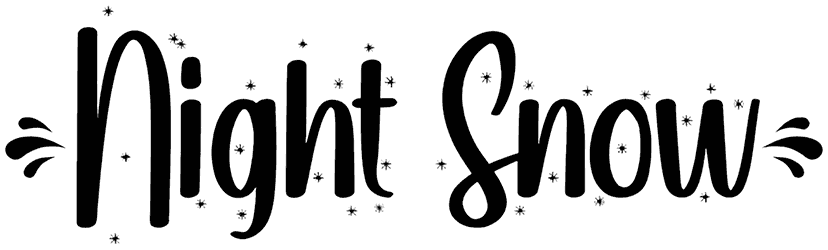 Night Snow Font Free Download | Resource Boy