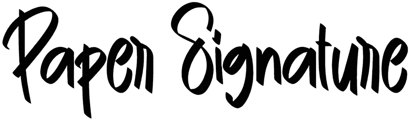 Paper Signature Font Free Download | Resource Boy
