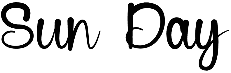 Sun Day Font Free Download | Resource Boy