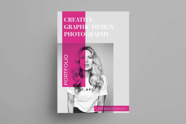 Minimal Neat Photo Portfolio Fashion Flyer Template Free Download ...