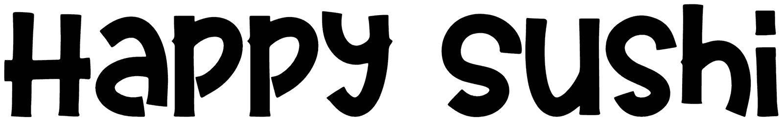 Happy Sushi Font Free Download | Resource Boy