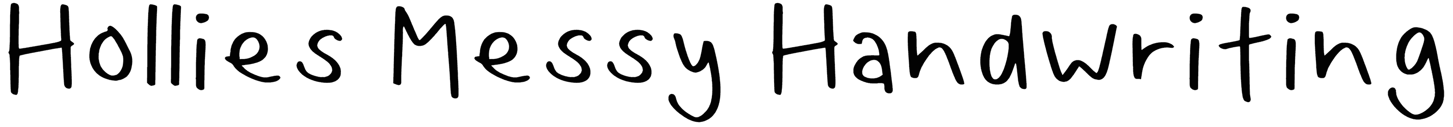 Hollies Messy Handwriting Font Free Download | Resource Boy