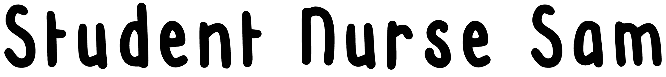 Student Nurse Sam Font Free Download | Resource Boy