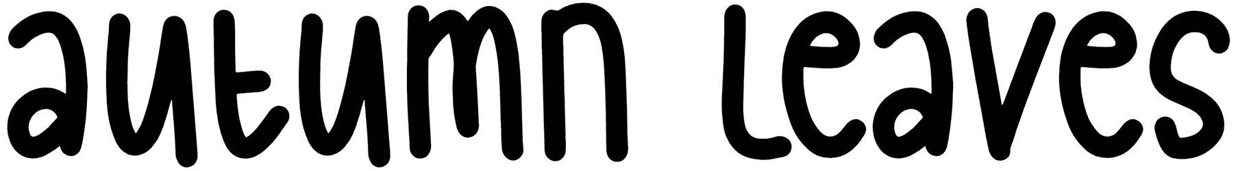 Autumn Leaves Font Free Download | Resource Boy