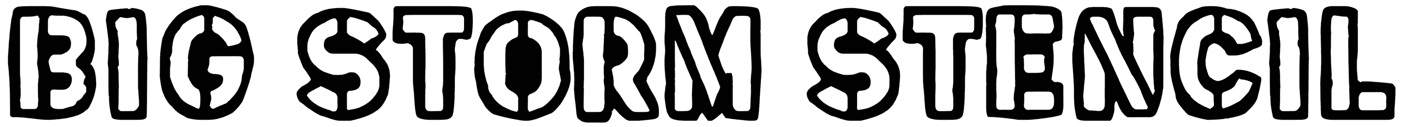 Big Storm Stencil Font Free Download | Resource Boy