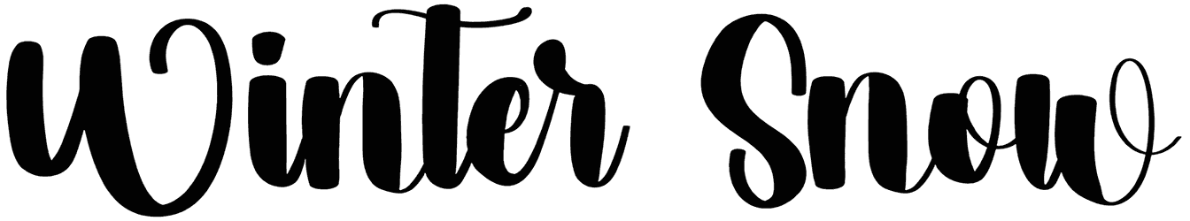 Winter Snow Font Free Download | Resource Boy