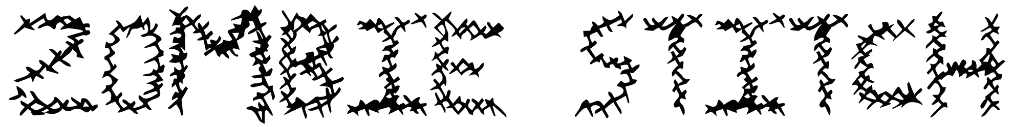 Zombie Stitch Font Free Download | Resource Boy