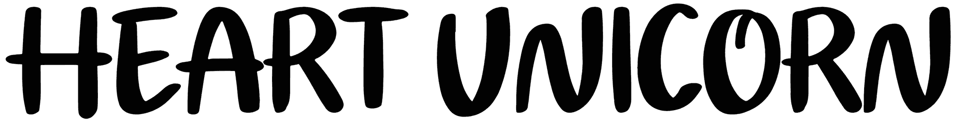 Heart Unicorn Font Free Download | Resource Boy