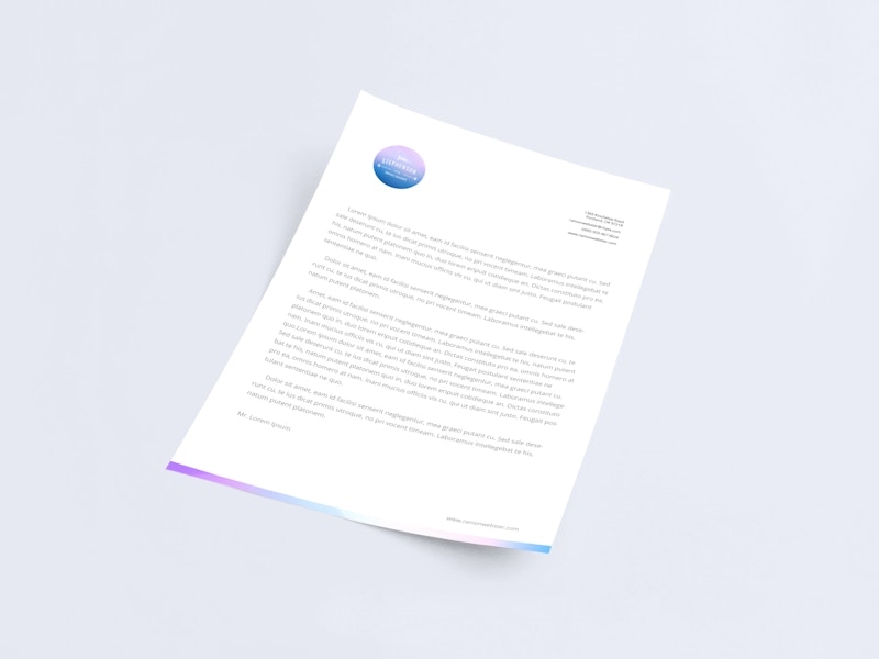 Perspective View Of An A4 Paper Mockup FREE Resource Boy