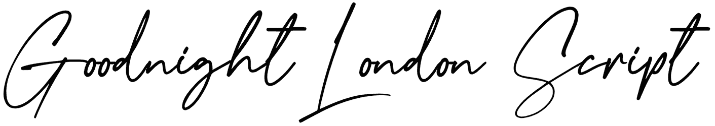 Goodnight London Script Font Free Download | Resource Boy