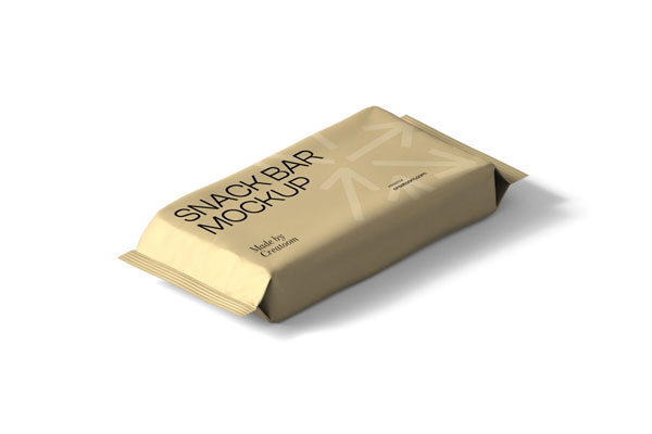 Mockup Featuring Two Candy Bars from Top View Free Download | Resource Boy