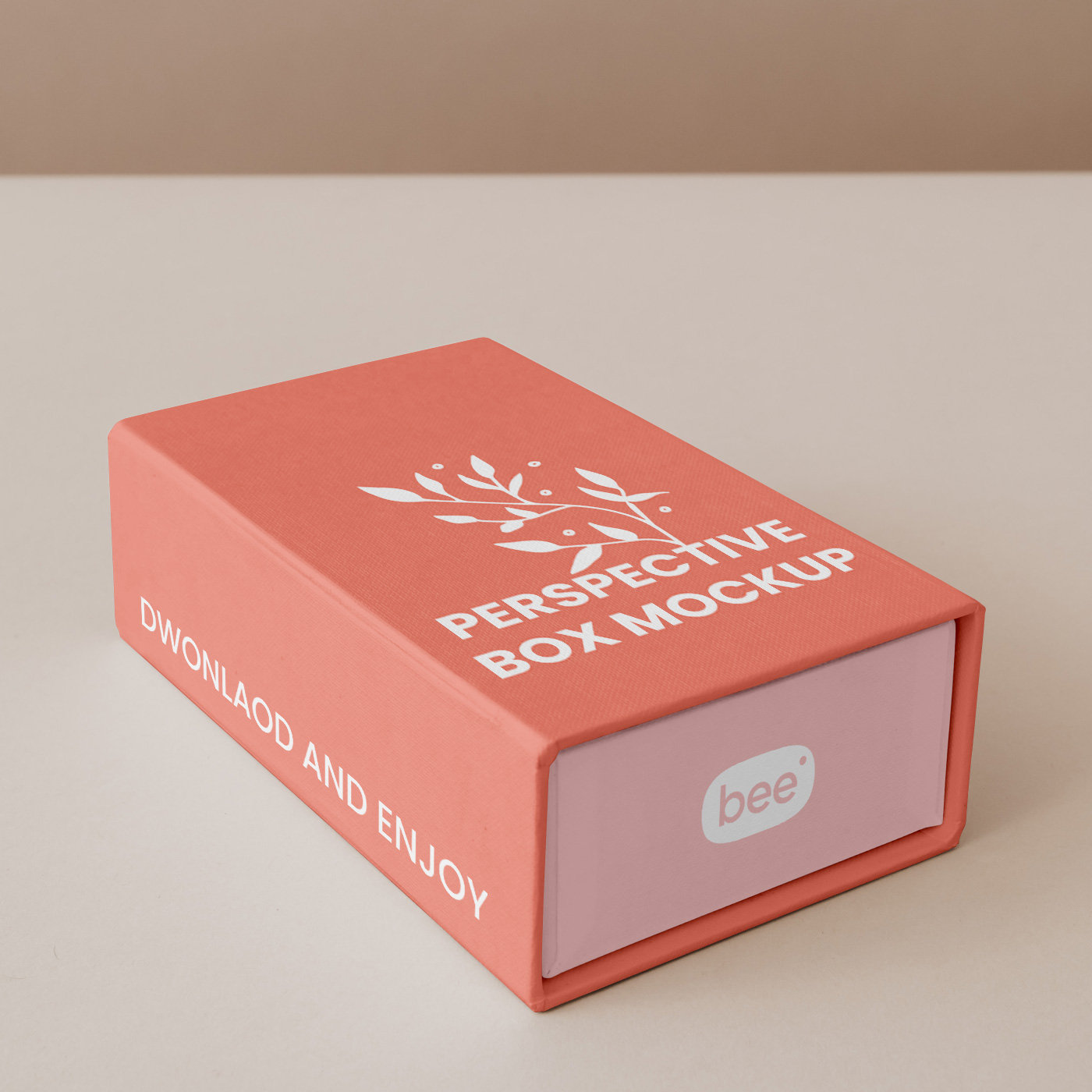 3 4 View Of Rectangular Box Mockup FREE Resource Boy