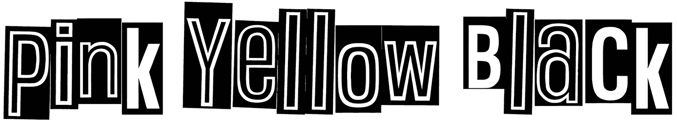 Pink Yellow Black Font Free Download | Resource Boy