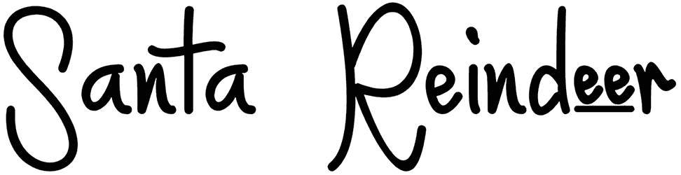 Santa Reindeer Font Free Download | Resource Boy