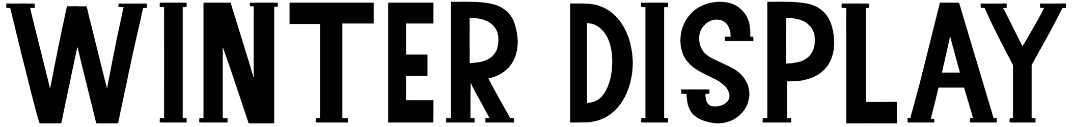 Winter Display Font Free Download | Resource Boy