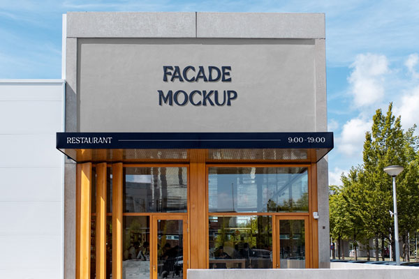 Facade Mockups - Free Download (2025) | Resource Boy