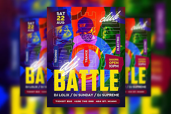 Free Club Flyer / Poster PSD Templates (2023)