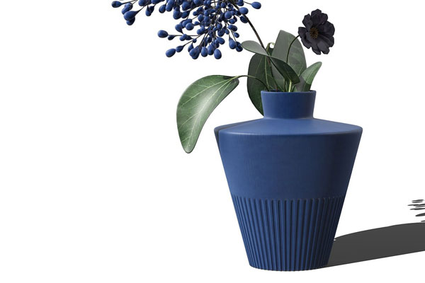 Front View of Artistic Vase Mockup Featuring Plant Free Download ...