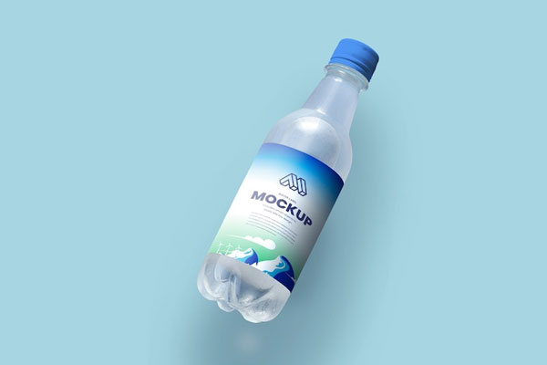 Front Sight of Cool Water Bottle Mockup Free Download | Resource Boy