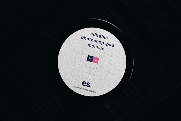 Top View of Rounded Jar Cap Label Mockup Free Download | Resource Boy